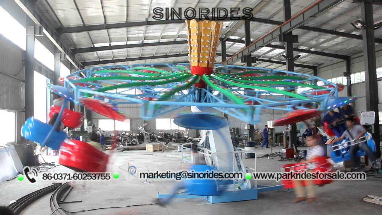 New design family rides Double flying amusement park rides for sale ...