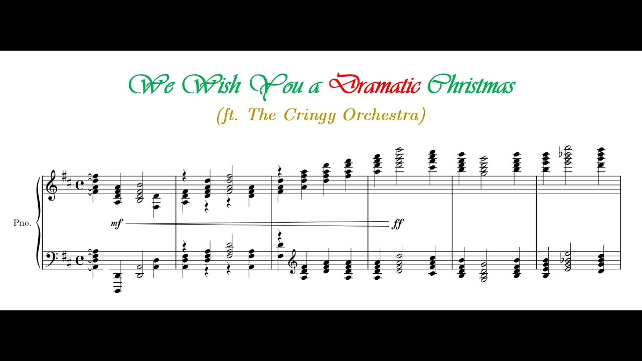 we wish you a dramatic christmas - YouTube