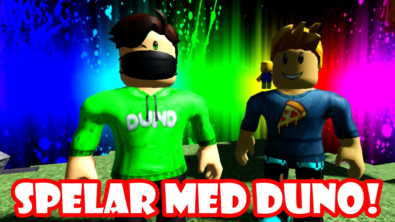 SPELAR MED DUNO I ROBLOX! 😀 - YouTube