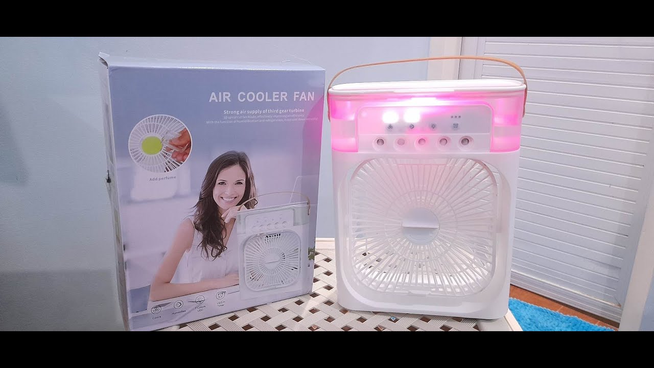 Mini FAN with Air Cooler - YouTube