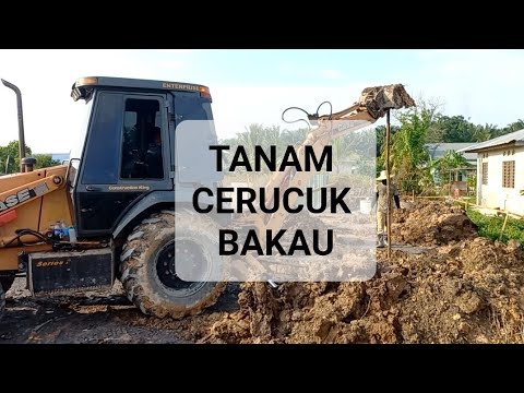 Part #9: Tanam cerucuk bakau pada tapak pad footing 270523 - YouTube