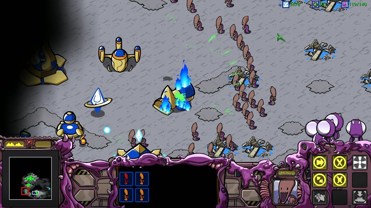 StarCraft: Cartooned (Carbot Remastered) BW Campaign Zerg Mission 10 ...