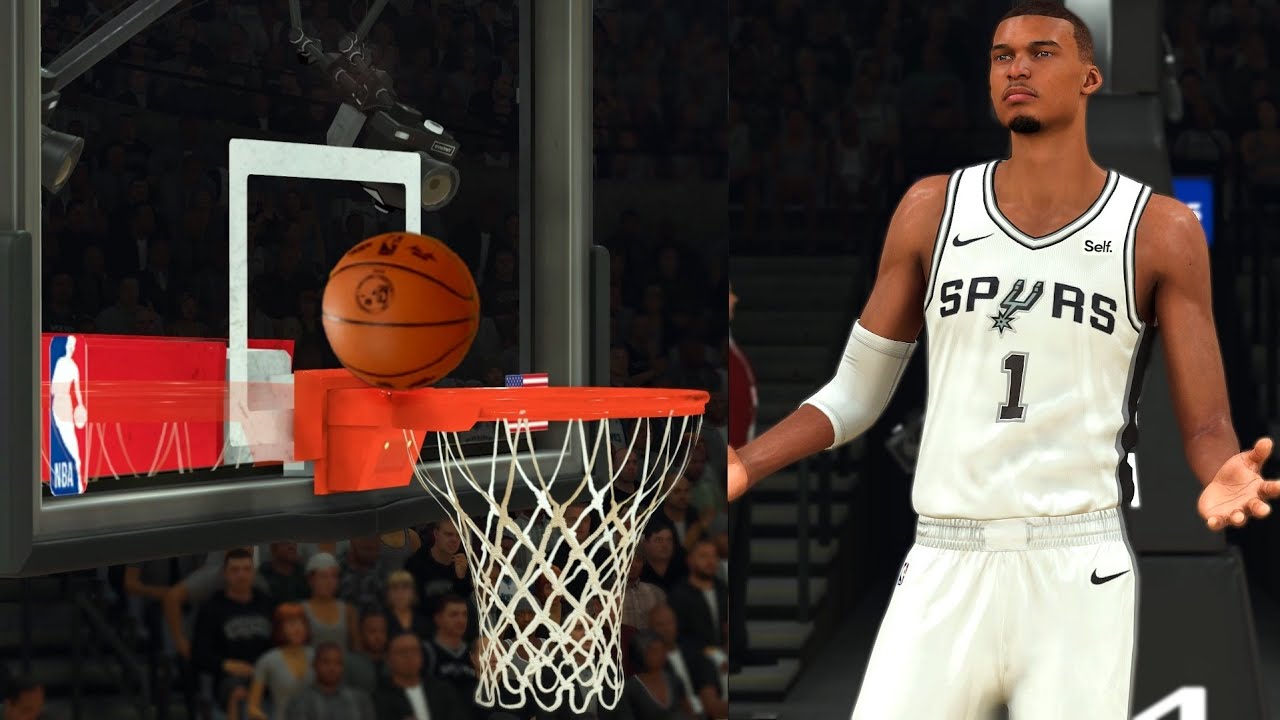 Ball Get's STUCK on NBA 2K! | *Very Rare* - YouTube