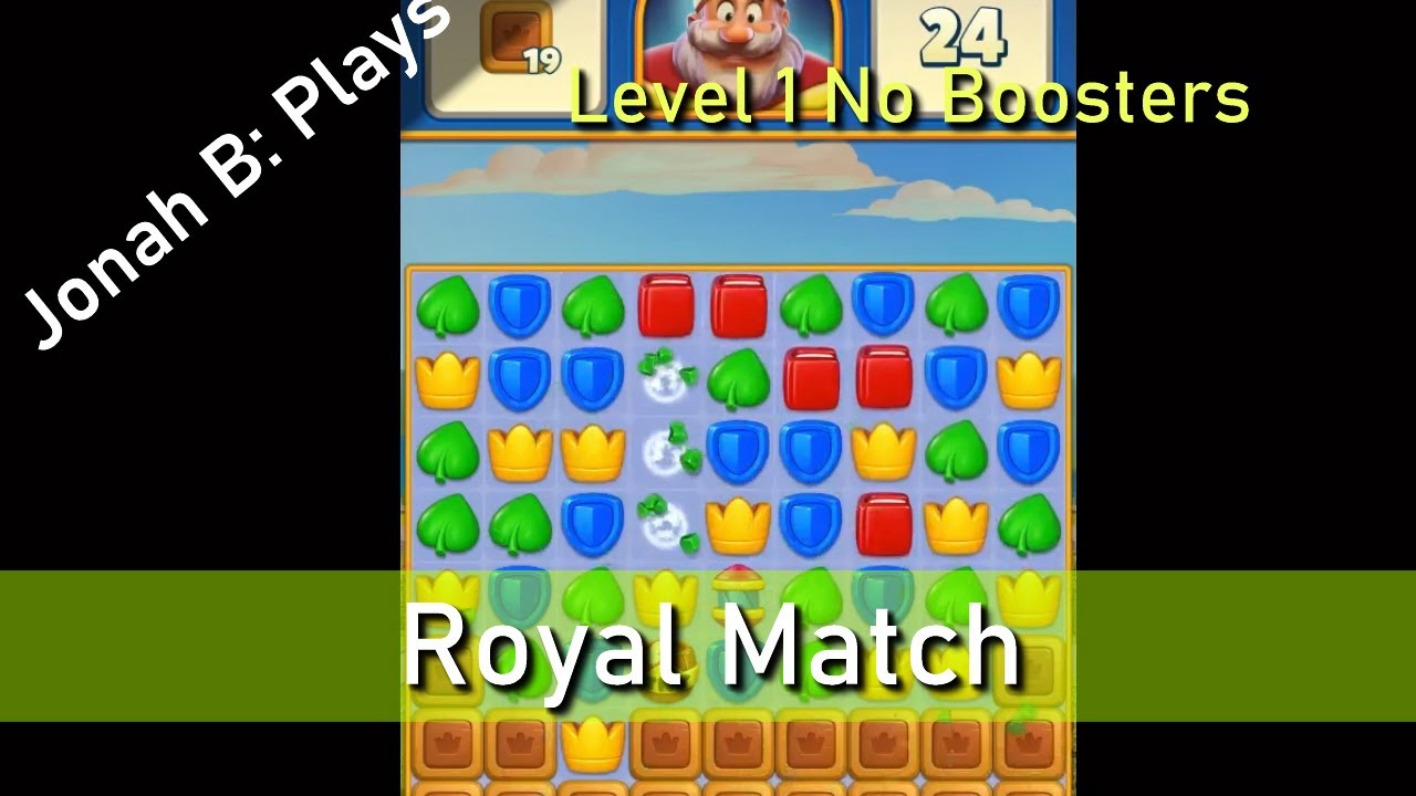 Royal Match Level 1 No Boosters - YouTube
