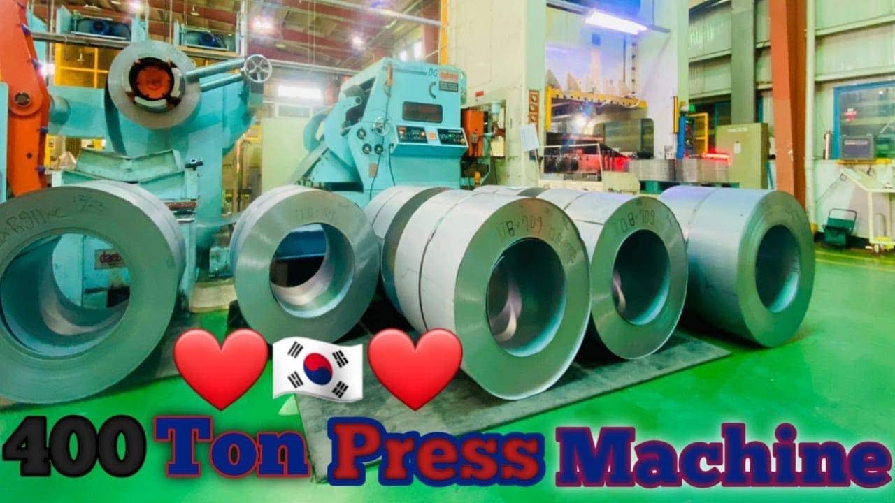 400 Ton press machine made in Korea. #press #machine #punching - YouTube