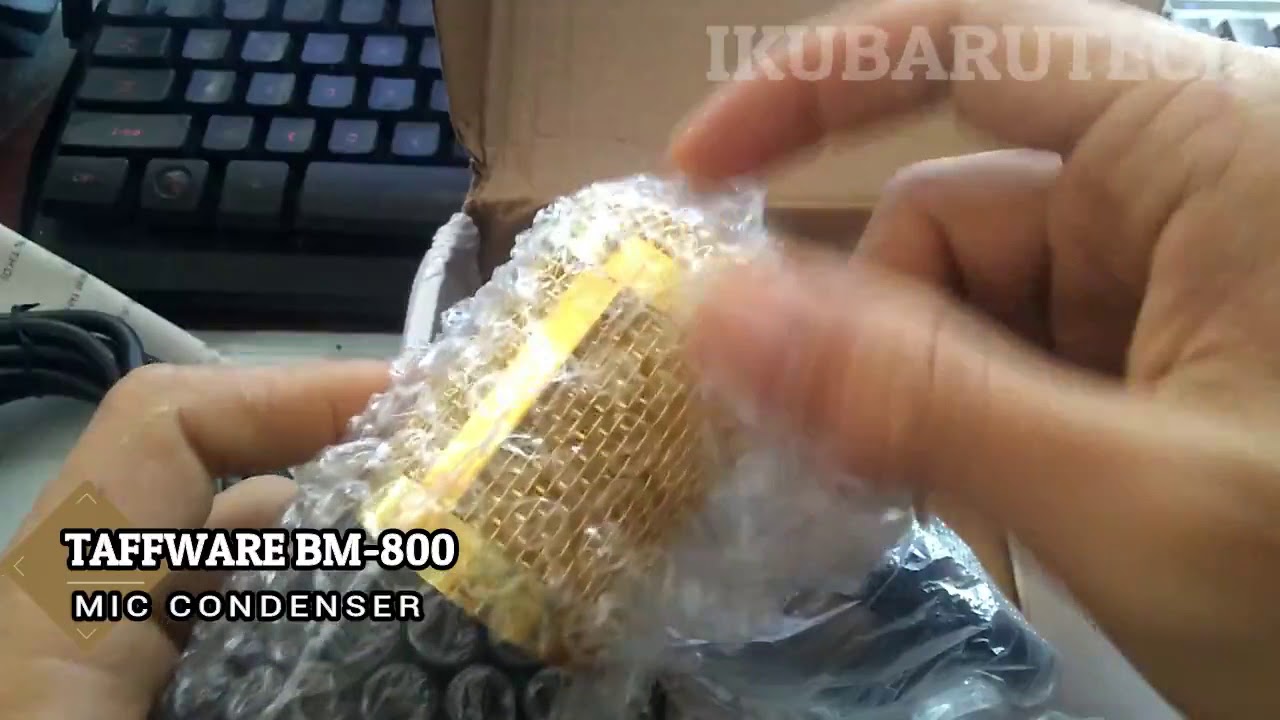 Mic Condenser Taffware BM-800 - YouTube