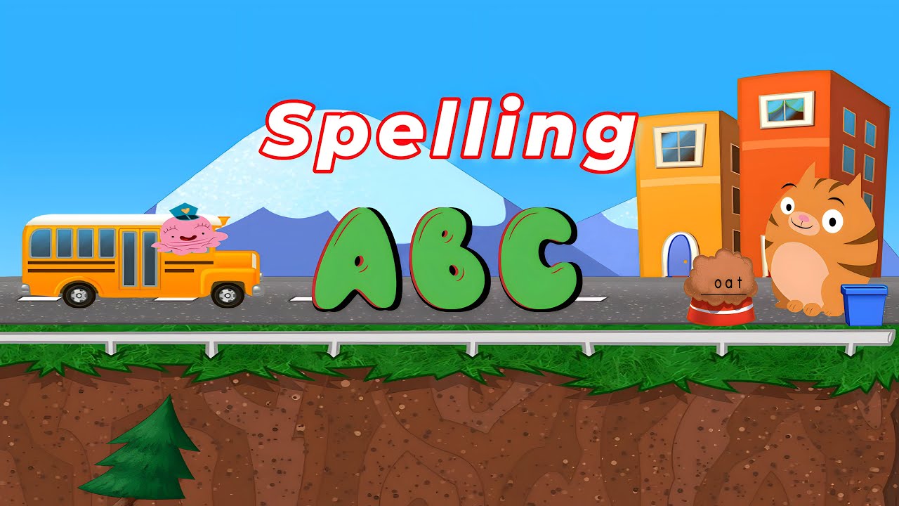 Vowel Pairs and Teams Cat Food Spelling || Spelling Games - YouTube