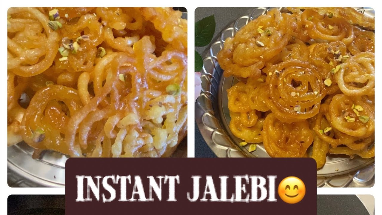 INSTANT JALEBI RECIPE 😋/ HOW TO MAKE JALEBI/ EASY AND SIMPLE METHOD ️ ...
