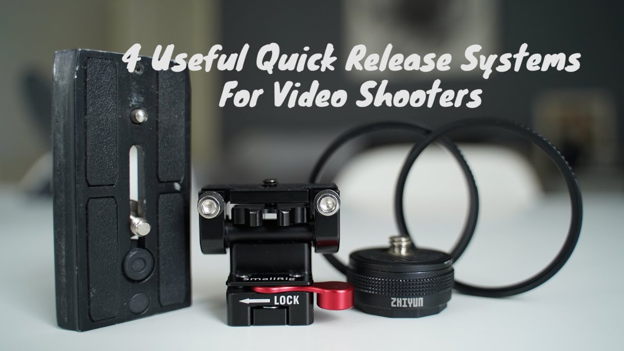 4 Useful Quick Release systems for the Run and Gun Video Shooter - YouTube