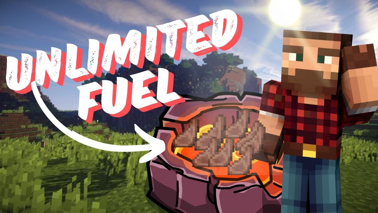 minecraft simple fuel farm infinite ,unlimited fuel farm - YouTube
