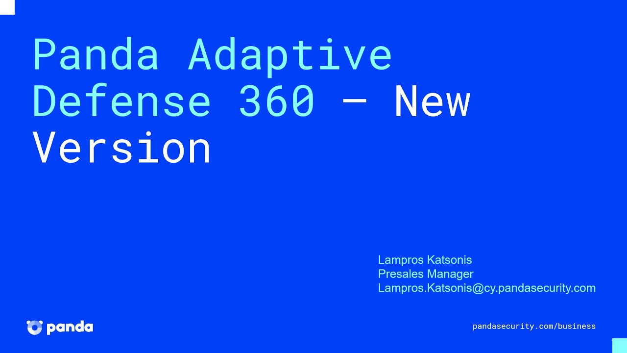 Panda Adaptive Defense 360 New Version - Panda Security Cyprus/ Greece ...