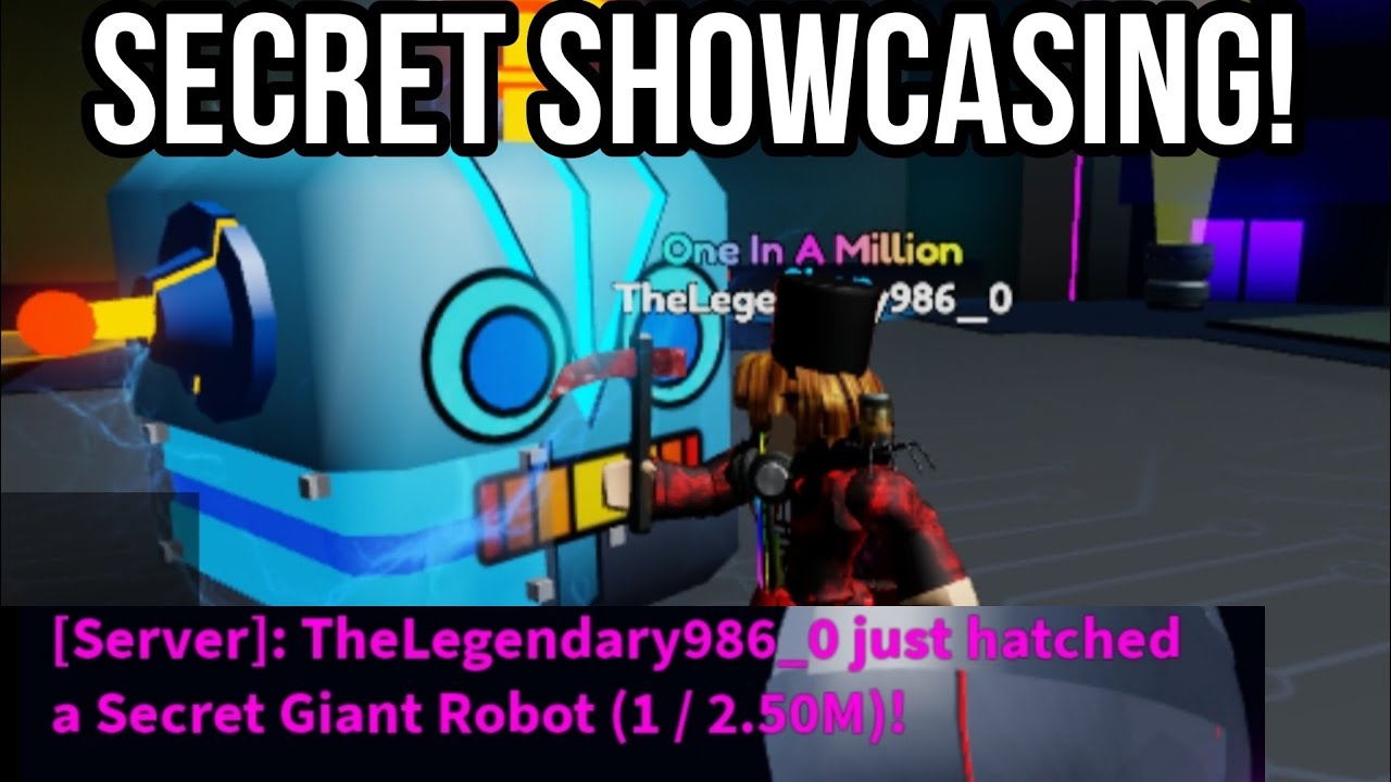 SECRET SHOWCASING! Roblox Mining Simulator 2 - (2 OG Secrets hatched ...