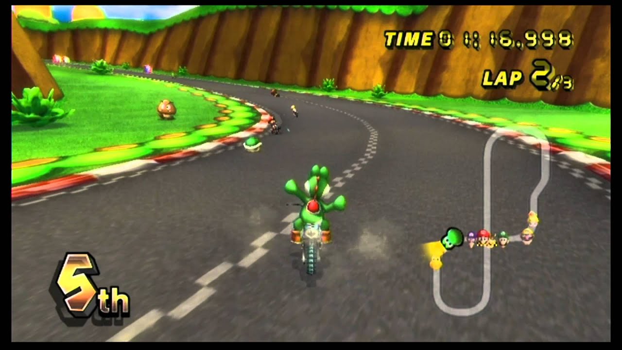 Mario Kart Wii: 5 Blue Shells in one race! - YouTube