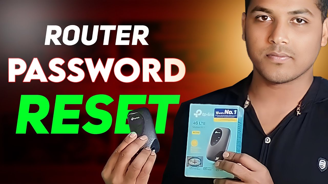 TP-Link router password reset । TP-Link 4G Router Password Recovery ...