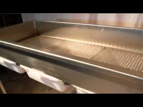 Kettle Corn Sifting Table / Sifts and Cools - YouTube
