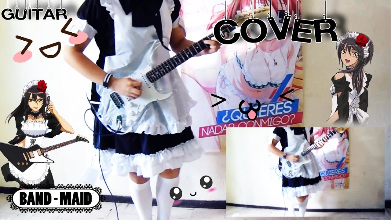 BAND MAID alone guitar cover - YouTube