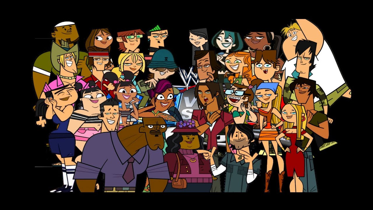 Total Drama Characters + WWE Themes (Gen 1 Cast) - YouTube
