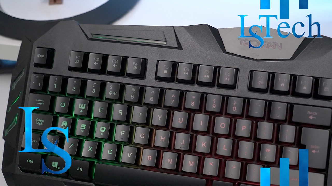 Rainbow Backlit | Wired Gaming Keyboard | TEC BEAN - YouTube