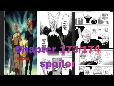 One punch man manga chapter 172/:173 saitama abd garou fight ends - YouTube