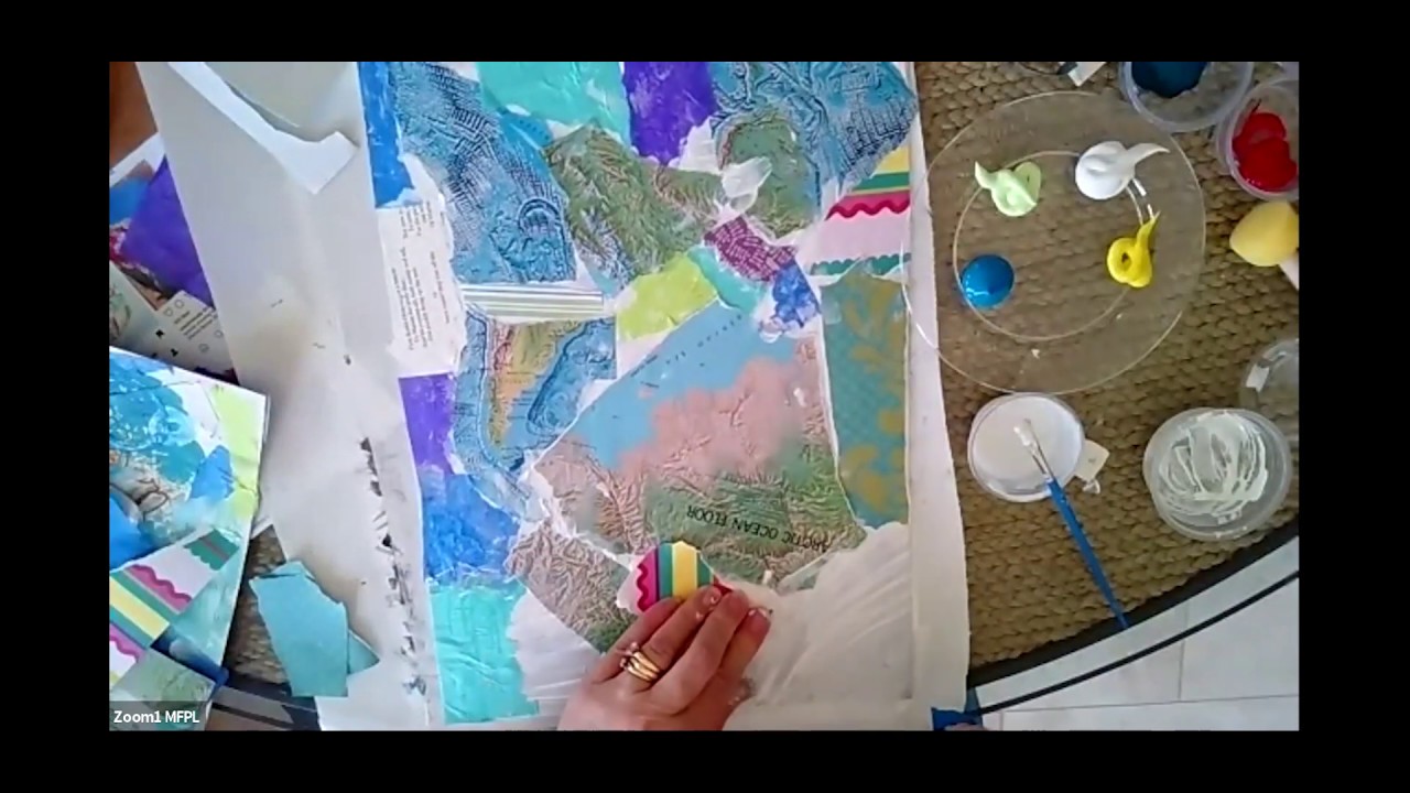 Collage & Printmaking - YouTube