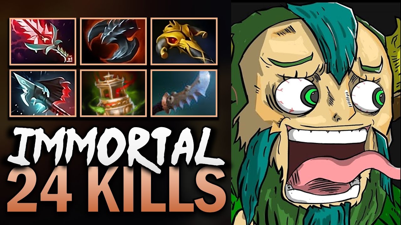 Nature's Prophet Gameplay with 24 Kills and Vessel - Dota 7.39 - YouTube