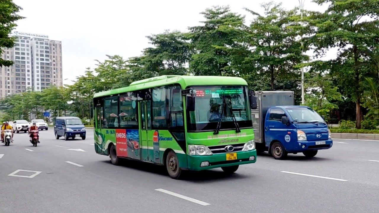 Tuyến 106: KĐT Mỗ Lao - Aeon Mall Long Biên | Xe buýt Hà Nội - YouTube