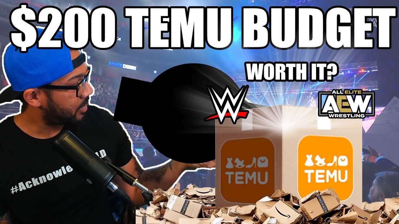 I spent $200 on Wrestling Merch from Temu (Is it worth it?!) - YouTube