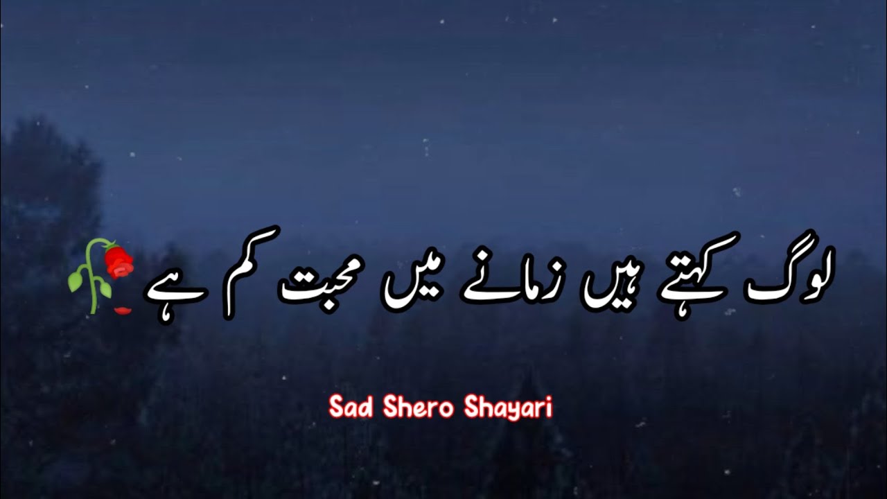 Log Kahaty Ha | Sad Shero Shayari Status 2023 | Heart Touching Shayari ...