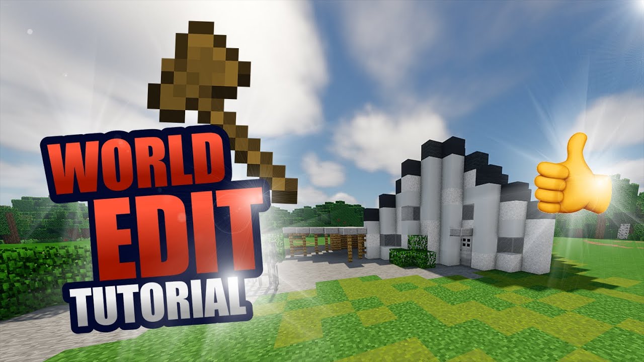 Schneller Häuser in Minecraft mit Worldedit bauen || Worldedit basics Tutorial - YouTube