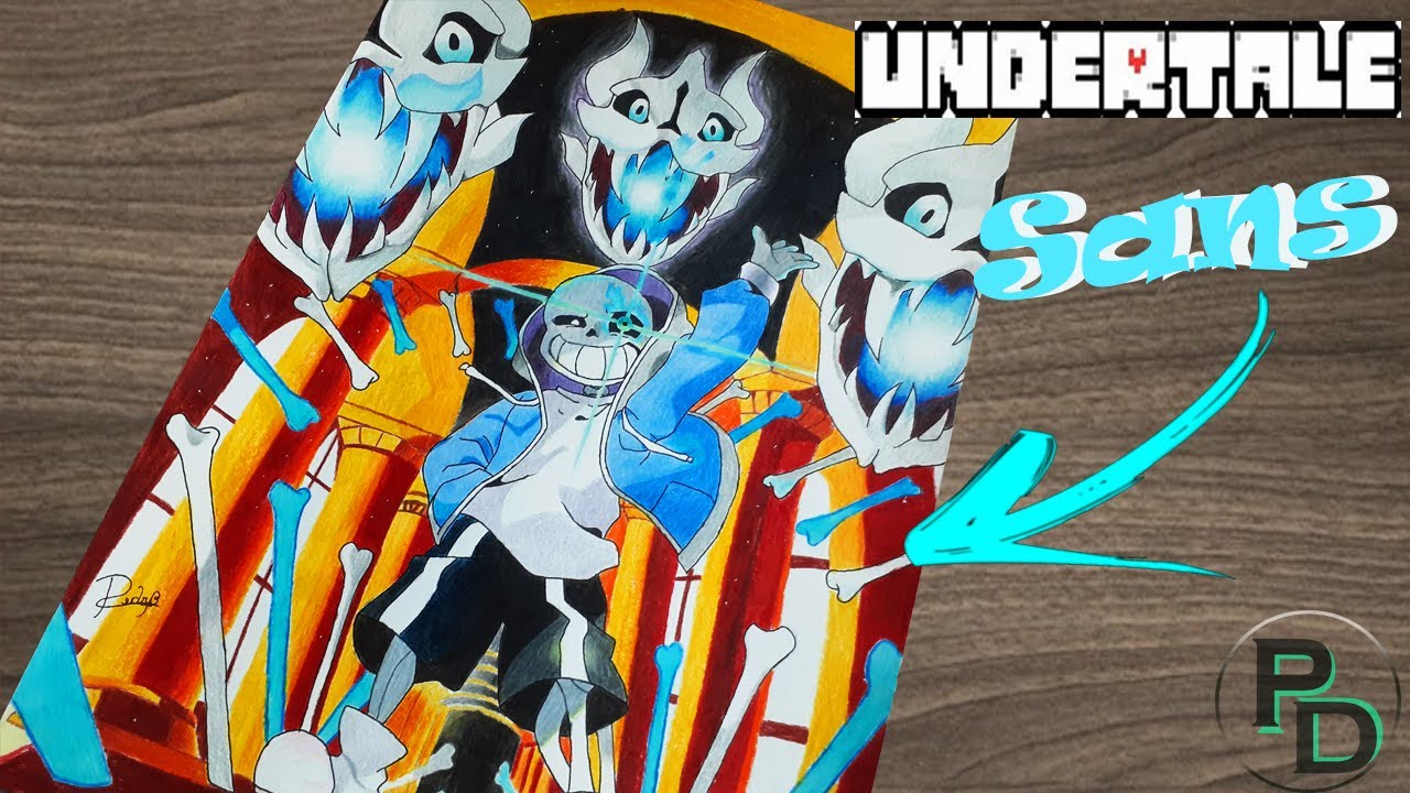 Especial de Halloween Drawing Sans / Undertale - YouTube