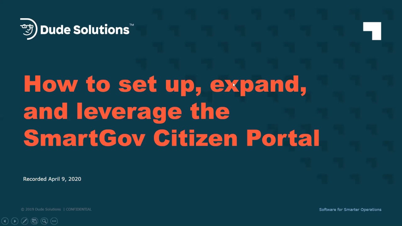 How to set up, expand and leverage the SmartGov Citizen Portal - YouTube