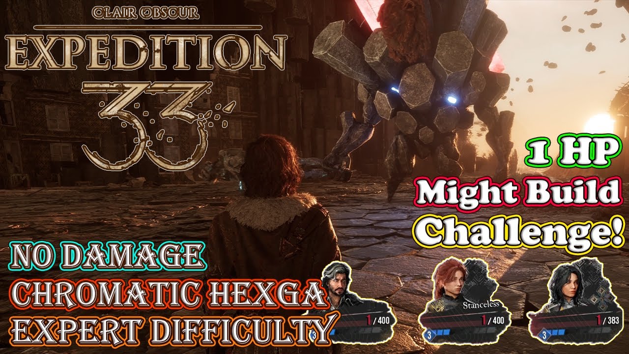 Chromatic Hexga Boss Battle - No Damage Expert Difficulty Clair Obscur ...