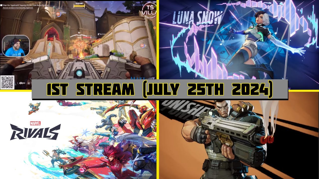 1st EVER Marvel Rivals Stream (25/7/24) PS5 Gameplay Beta Footage - YouTube