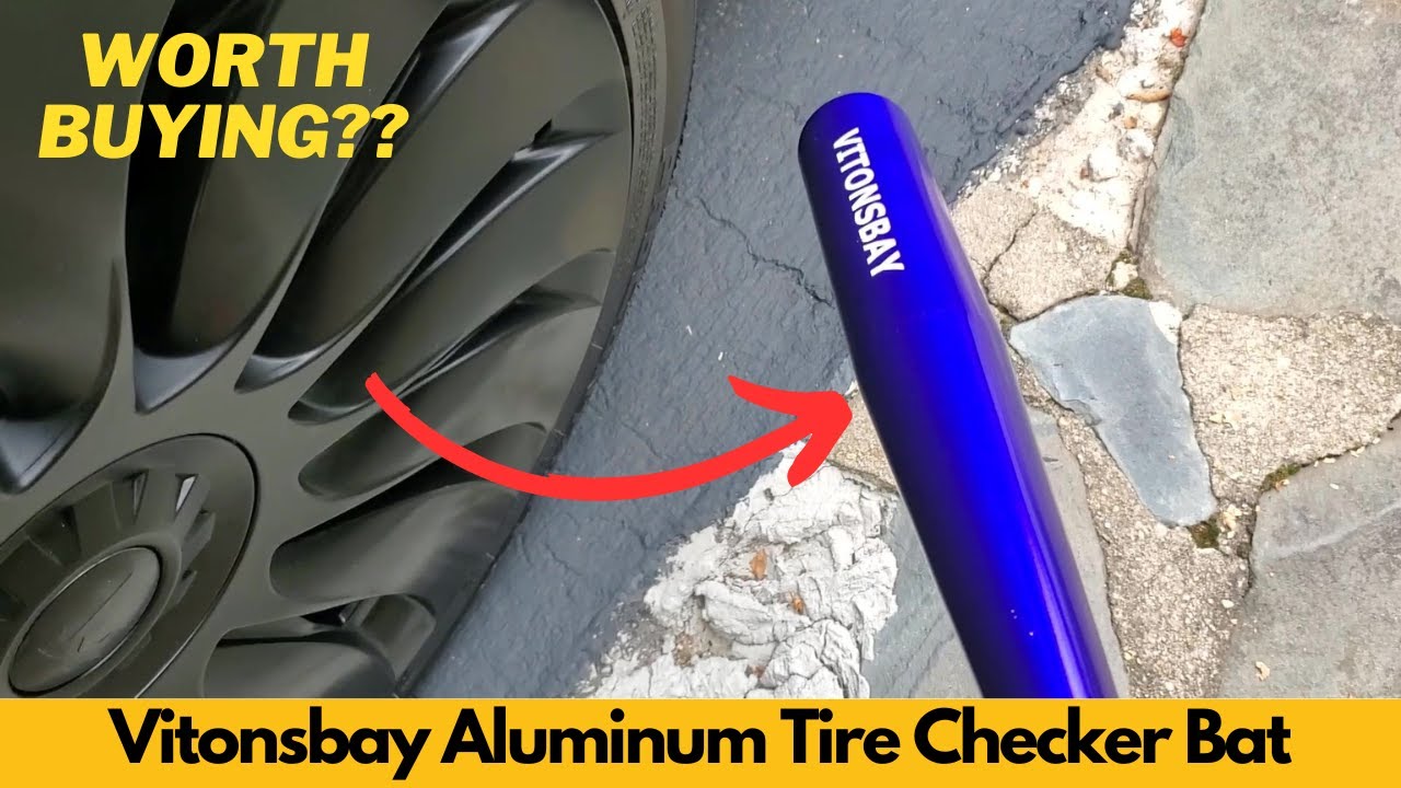 Worth It? Vitonsbay Aluminum Tire Checker Bat Truckers Tool for ...