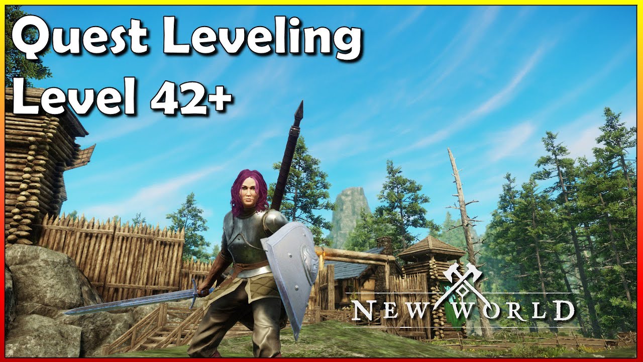 New World Quest Leveling Lvl 42+ - LIVE Stream - YouTube