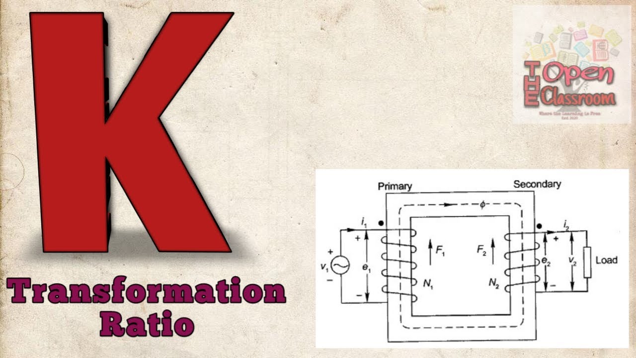 Transformation Ratio of a Transformer | Details Explanation ...