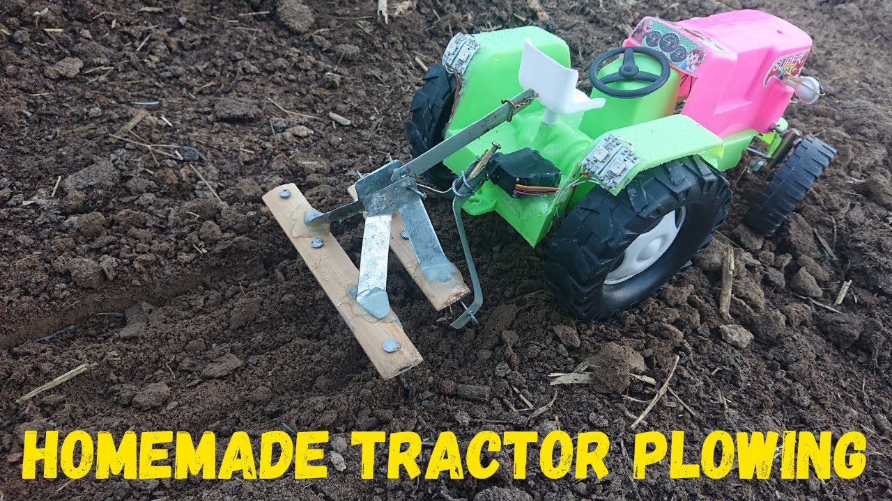 Adding Plow to my Homemade RC Tractor | RC Fun | Remote Control ...