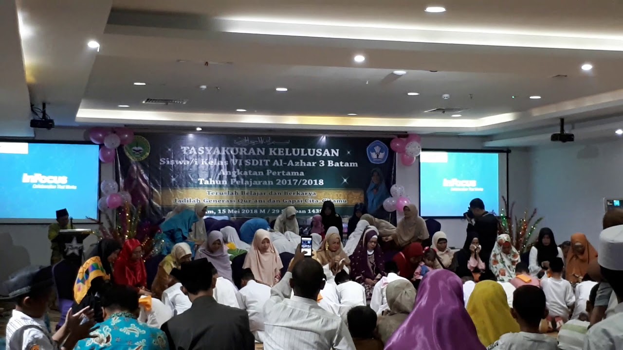 2018-05-15 Tasyakuran Kelulusan Siswa/i SD IT Al-Azhar 3 Batam di Fame ...