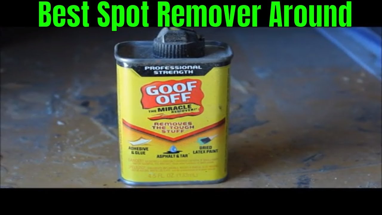Goof Off Spot Remover - Fast Spot Removal - YouTube