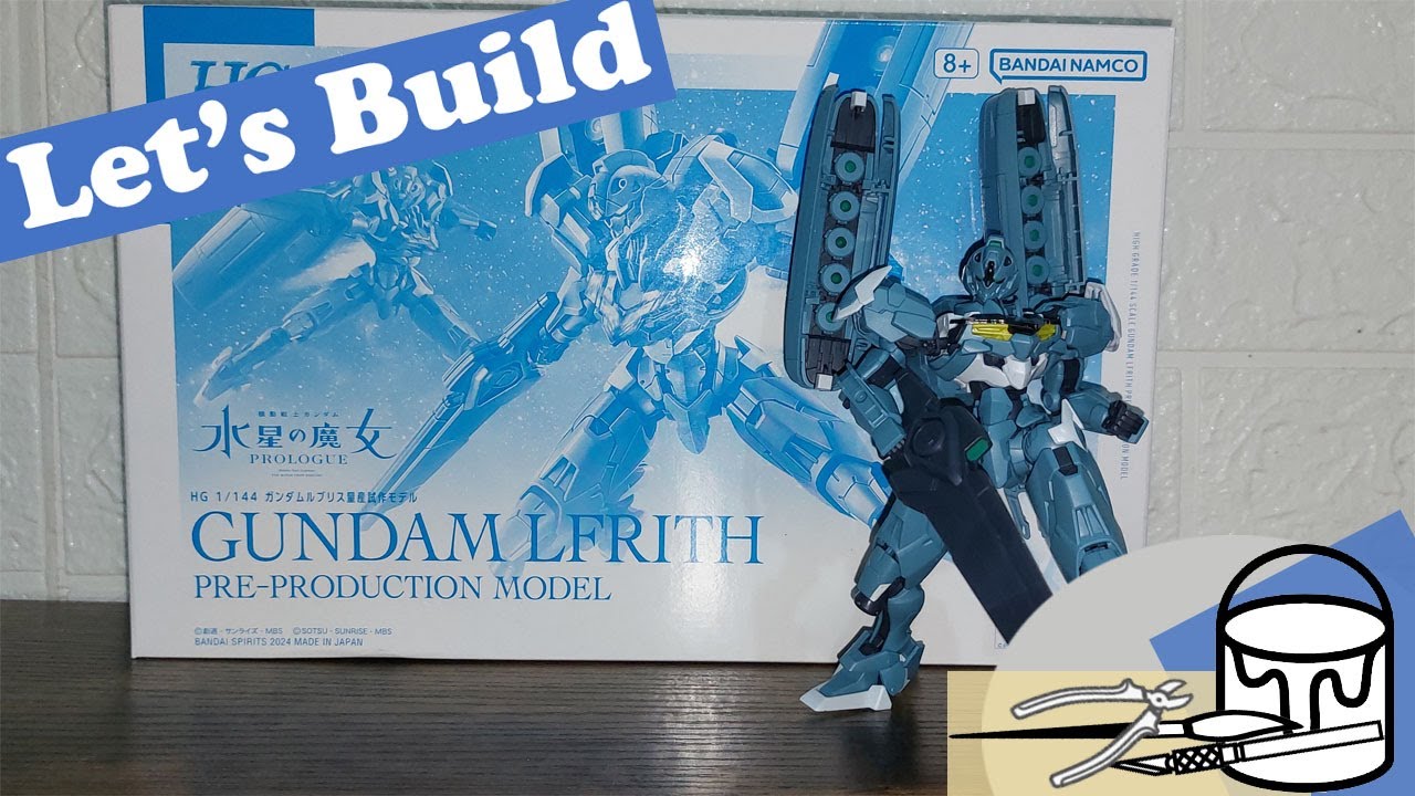 Build Up 1/144 HG Gundam Lfrith Pre Production - YouTube