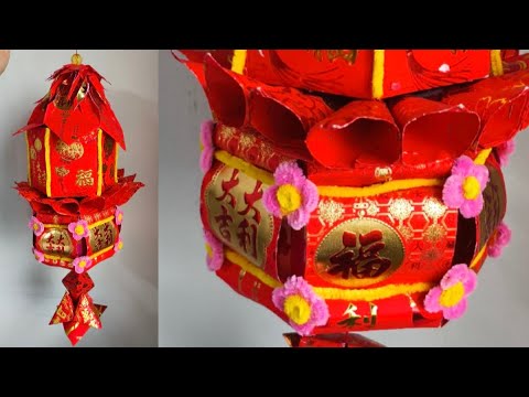 Chinese New Year lantern #076 | lampion dari angpao - YouTube