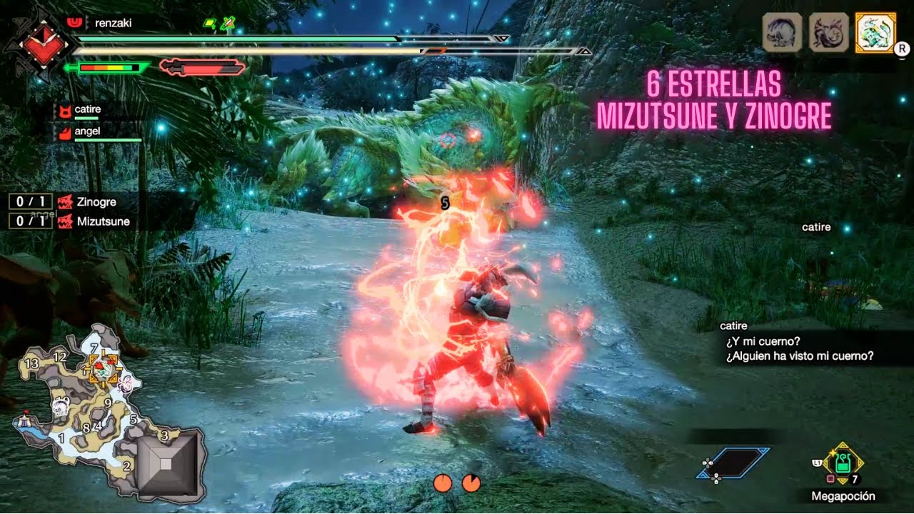 Monster Hunter Rise: Duelos Intensos 6🌟 | Zinogre y Mitzune al Mismo ...