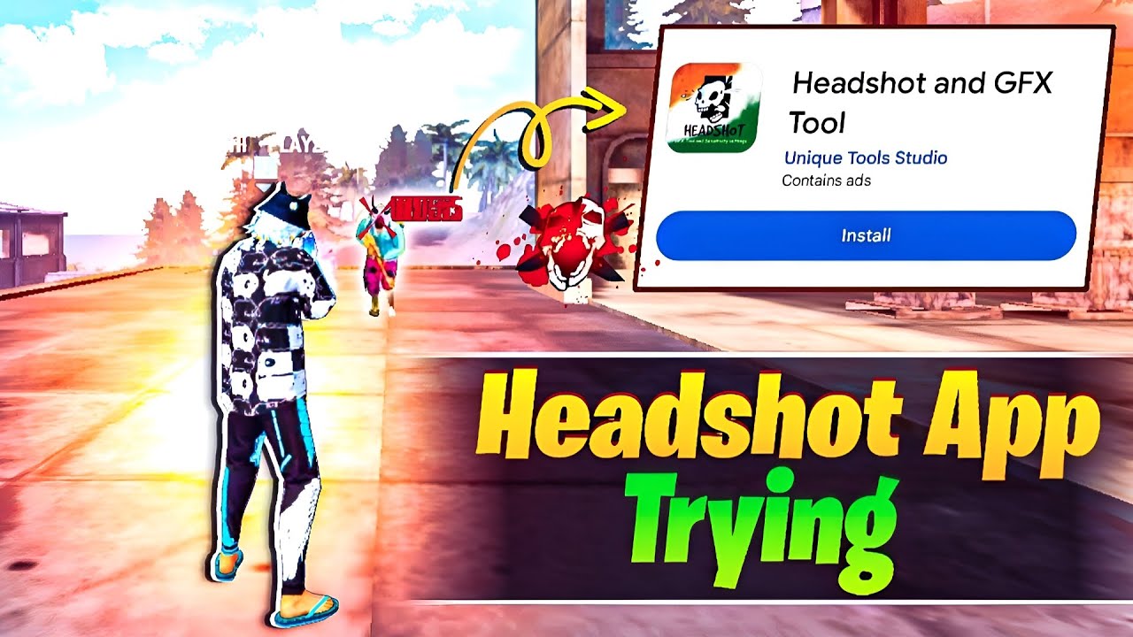 This Headshot App Working In Free Fire ? | Trying Auto Headshot App In ...