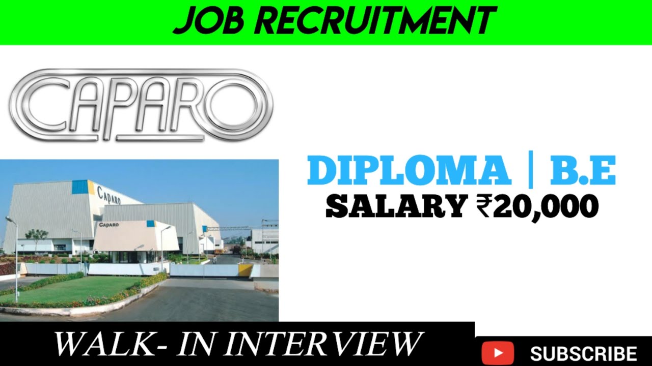 Caparo Engineering India Limited Job Vacancy||Tamilnadu Jobs||Mnc Jobs ...