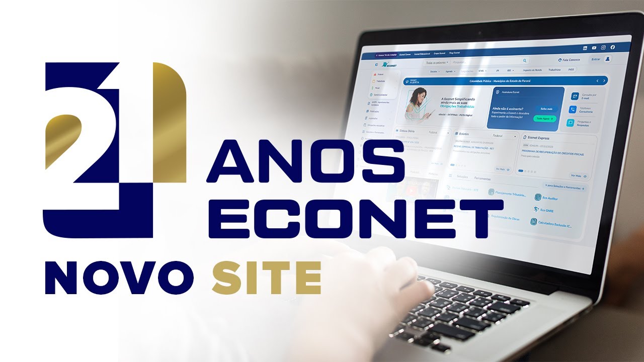 Novo Site da Econet - Tutorial de utilização - YouTube