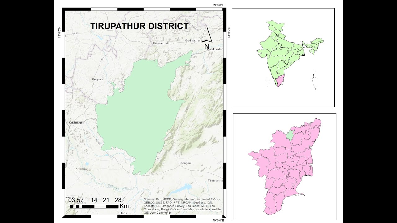 TIRUPATHUR DISTRICT and TALUK , TAMIL NADU #tirupathur #tamilnadu # ...