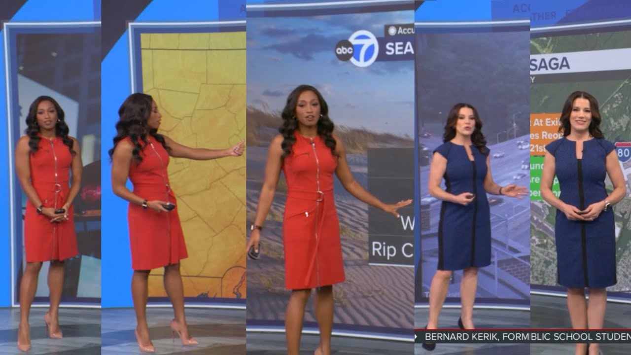 Brittany Bell and Heather O'Rourke for ABC7 News with the Weather ...