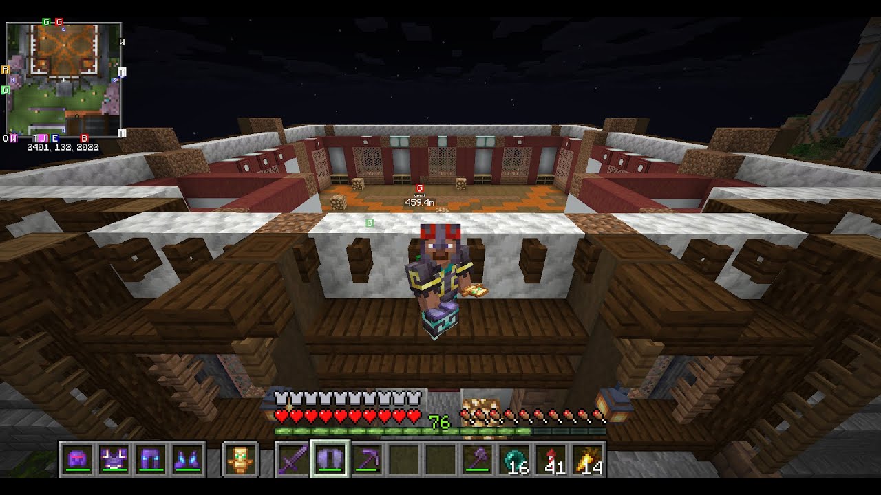 Japanese Style Fire Castle In Minecraft - YouTube