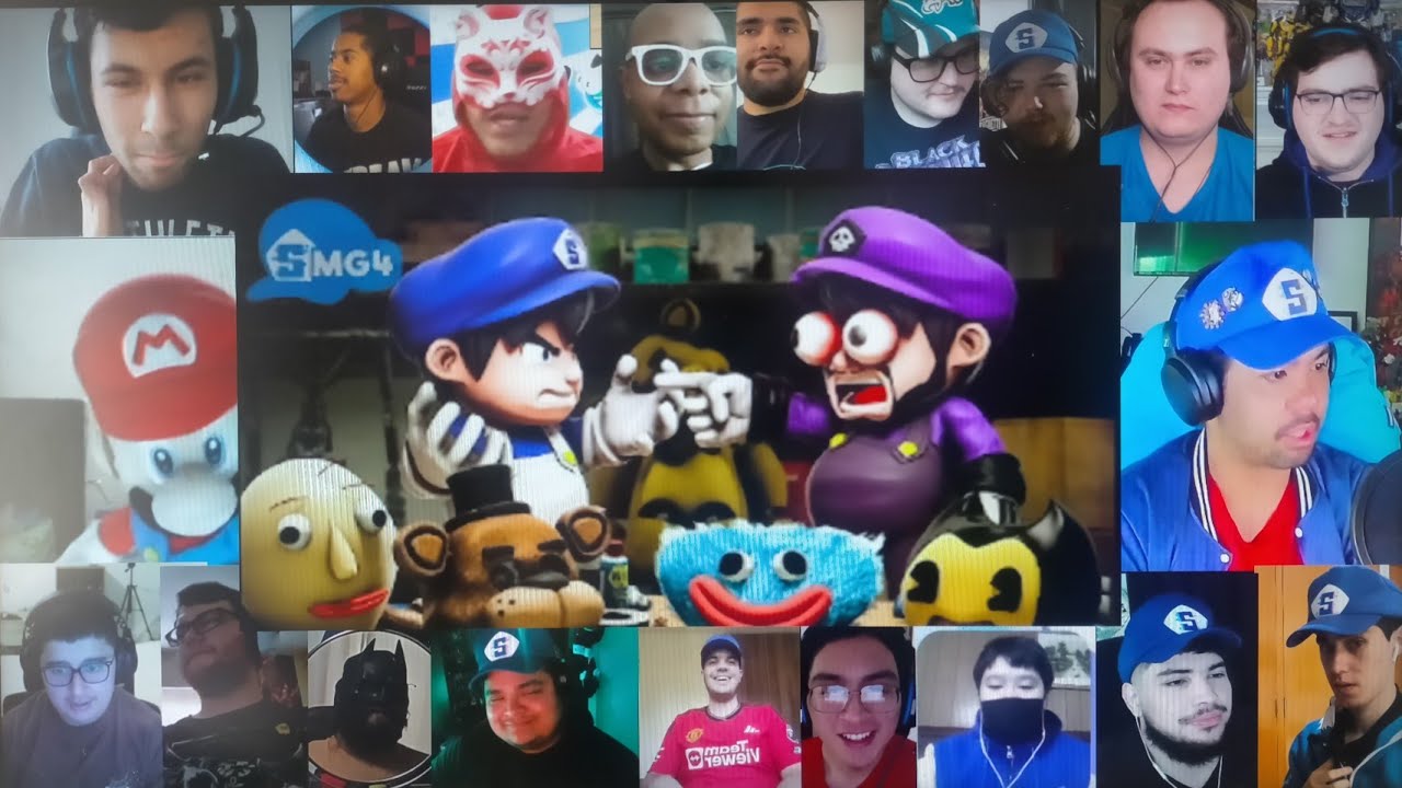 SMG4: SMG4 and SMG3 design A Mascot horror .Reaction mashup - YouTube