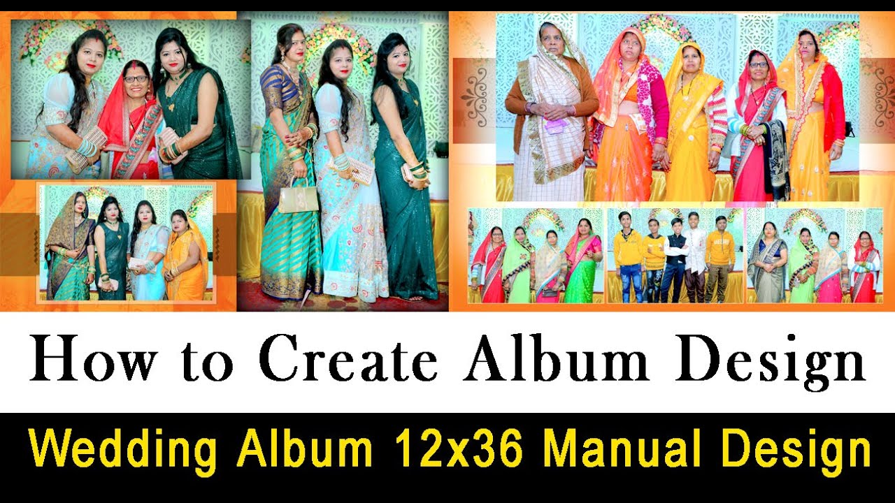 How to Create Manual Album Design / How to Album Design - YouTube